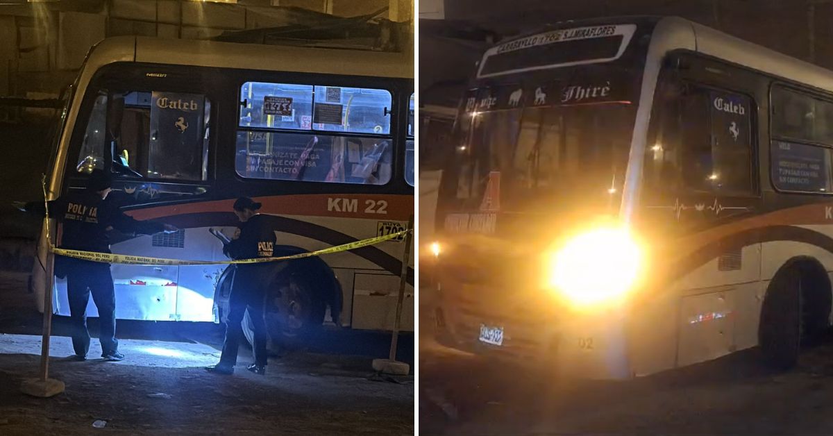 ¡De terror! Bus 'Nueva América' es atacado a balazos con pasajeros a ...