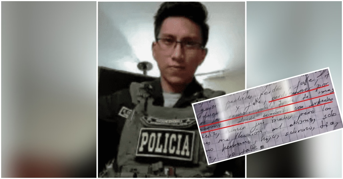 Darwin Condori: Sale a la luz la carta encontrada junto al cuerpo del ...