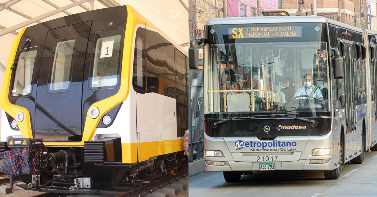 Línea 2 del Metro de Lima y Metropolitano se conectarán a través de ...