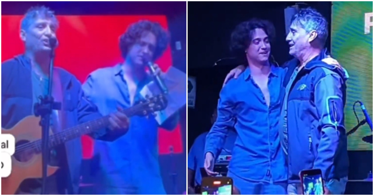 Guillermo Dávila y Vasco Madueño emocionan al cantar juntos por primera vez: "Estoy orgulloso de ti"