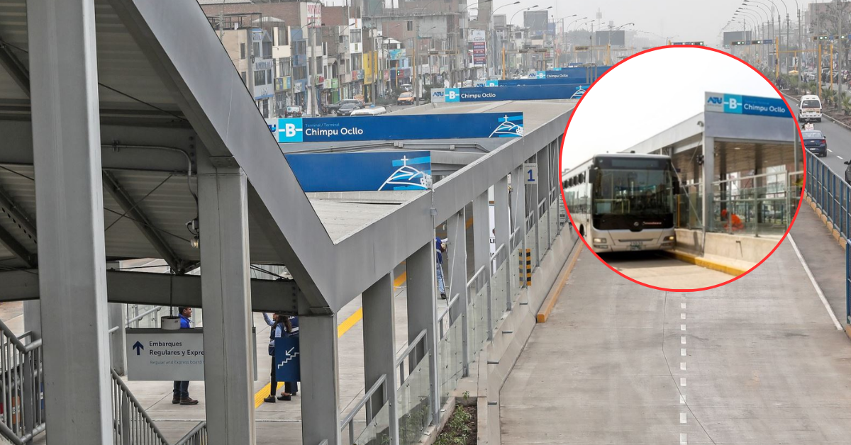 ¡Atención! Metropolitano apertura la estación Chimpu Ocllo en ...