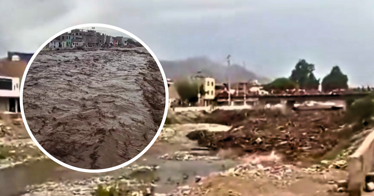 Alerta en Nazca: Se reporta fuerte huaico tras aumento del caudal del ...