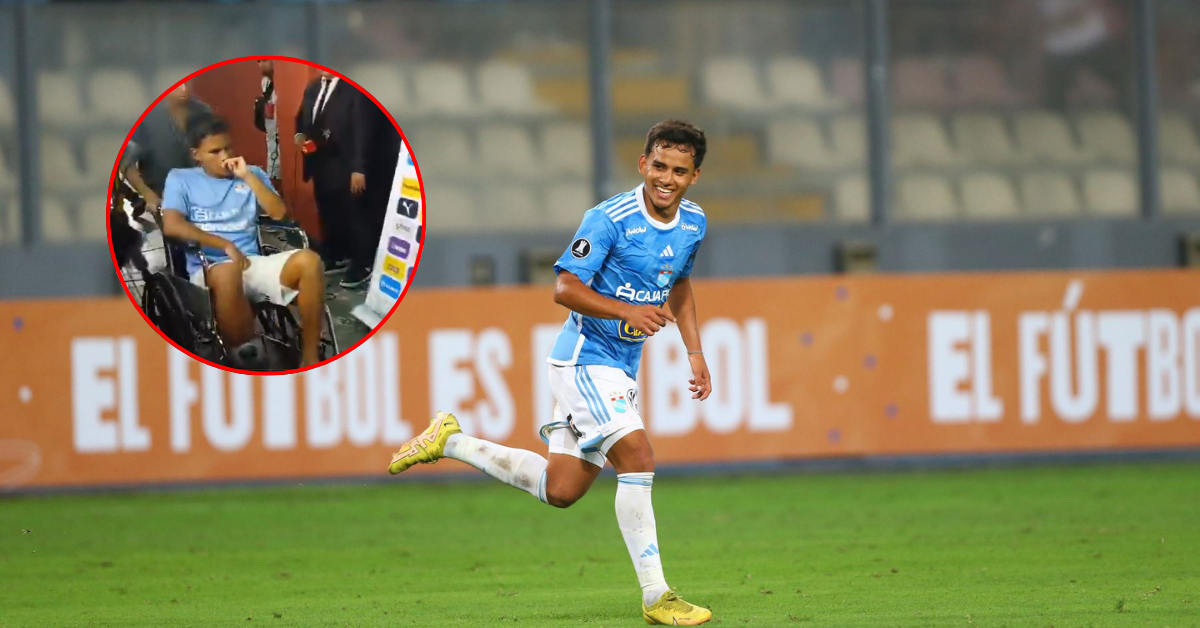 Sporting Cristal: Jhilmar Lora salió del Estadio Nacional en silla de ...