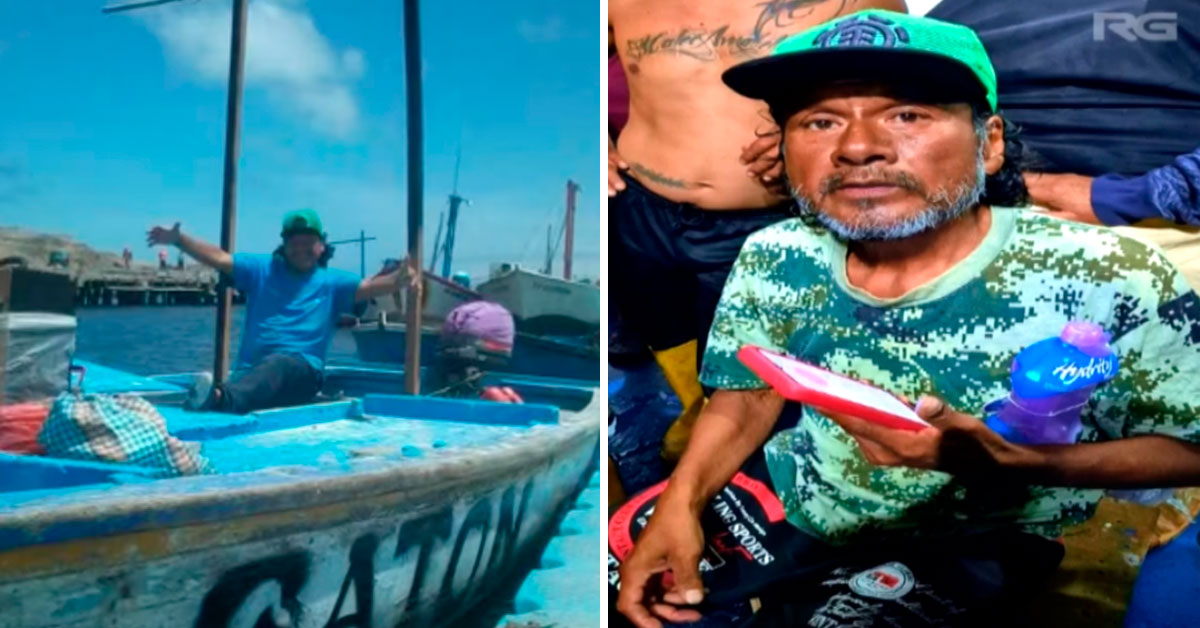 ¡Milagro! Pescador peruano es hallado con vida en Ecuador tras 95 días ...