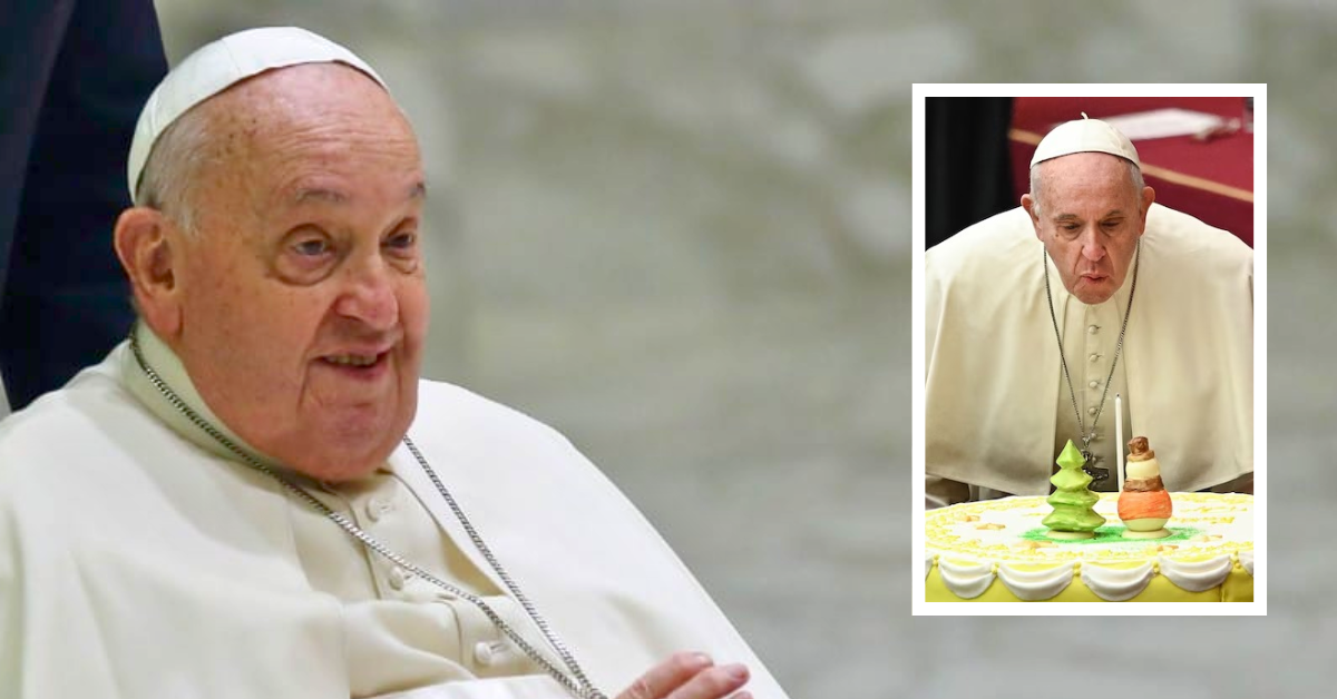 Papa Francisco celebró doce años de pontificado y recibió un pastel en el hospital, informa el ...