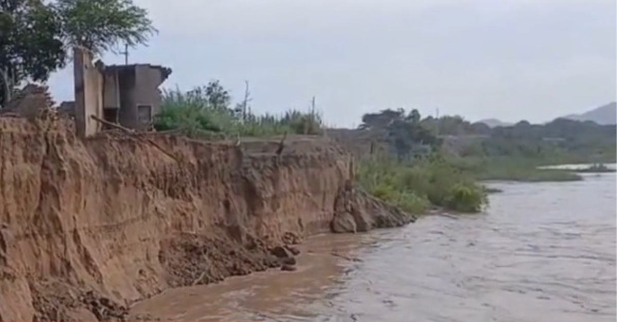 Río Reque arrasa con dos casas en Chiclayo: Así quedaron las viviendas ...