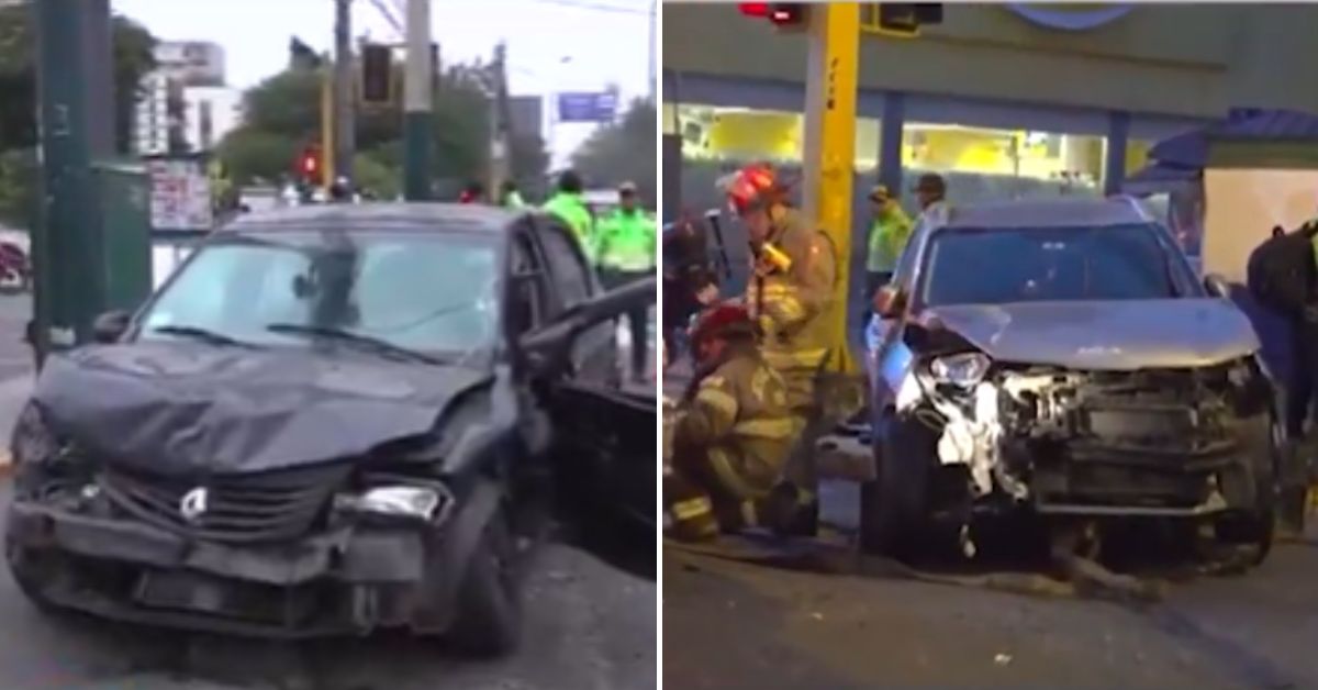 Triple choque deja al menos dos personas heridas en límite de Jesús ...