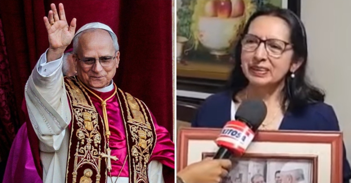 Mamá del secretario del Papa León XIV recibe emotivo saludo del Santo ...