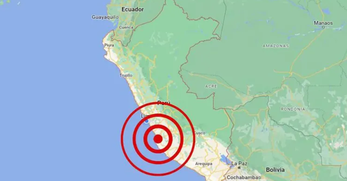Fuerte sismo sacude el sur del Perú: Este es el epicentro y magnitud ...
