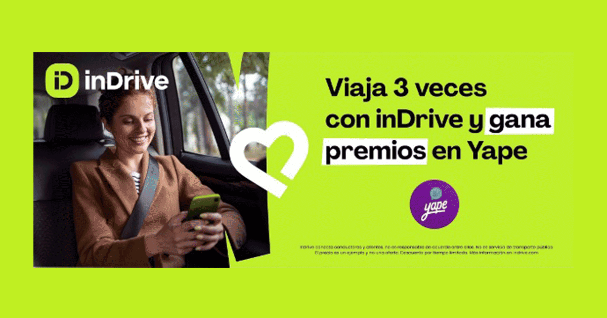 inDrive lanza campaña en Perú para premiar a nuevos usuarios a través ...