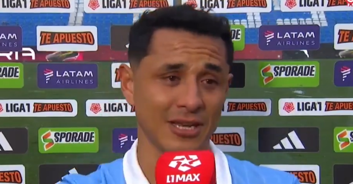 Yoshimar Yotún rompe en llanto al volver a jugar con Sporting Cristal ...