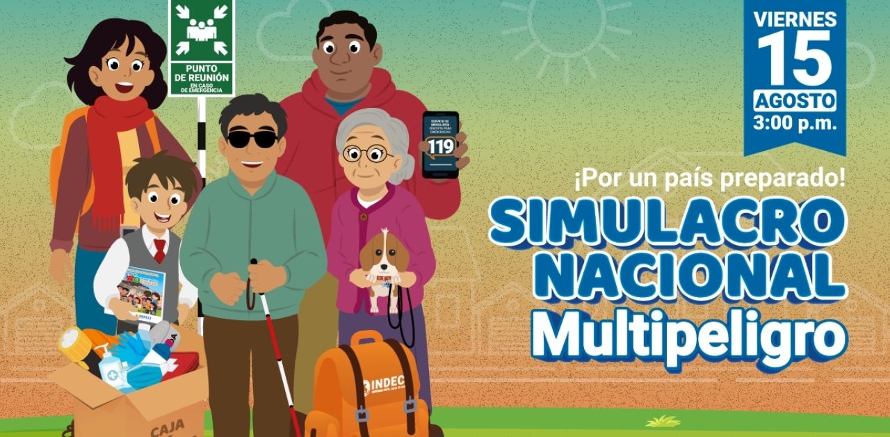 Segundo Simulacro Nacional Multipeligro: Este 15 de agosto tenemos una cita con la ...