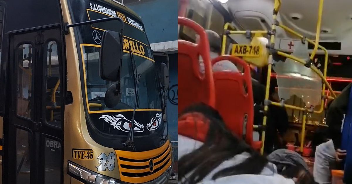 Cobrador de bus es asesinado en SMP: Pasajera grabó unidad de 'El ...
