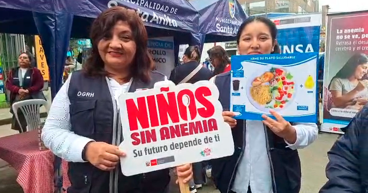 ¡Niños sin anemia! Minsa organiza campaña nacional para la lucha contra ...