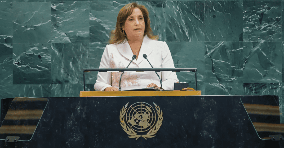 Dina Boluarte en la ONU: Apagan el micrófono a presidenta durante ...