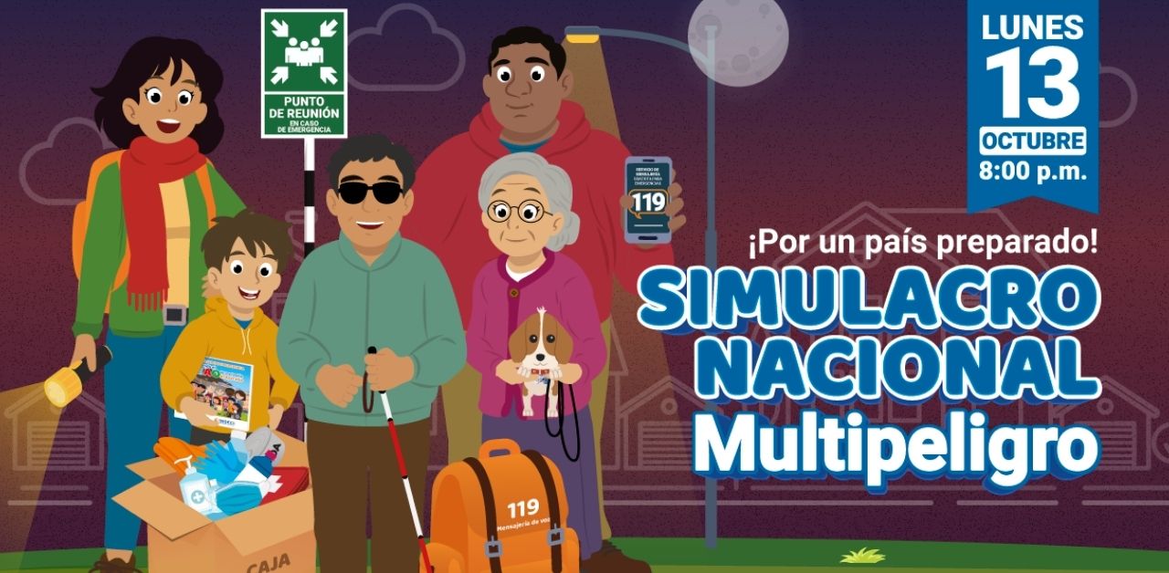 III Simulacro Nacional Multipeligro: Jornada de prevención se llevará a cabo HOY desde las 8:00 ...