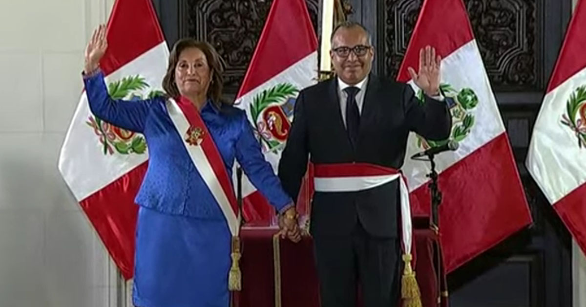 Juan Manuel Cavero Solano jura como nuevo ministro de Justicia en reemplazo de Juan José Santiváñez