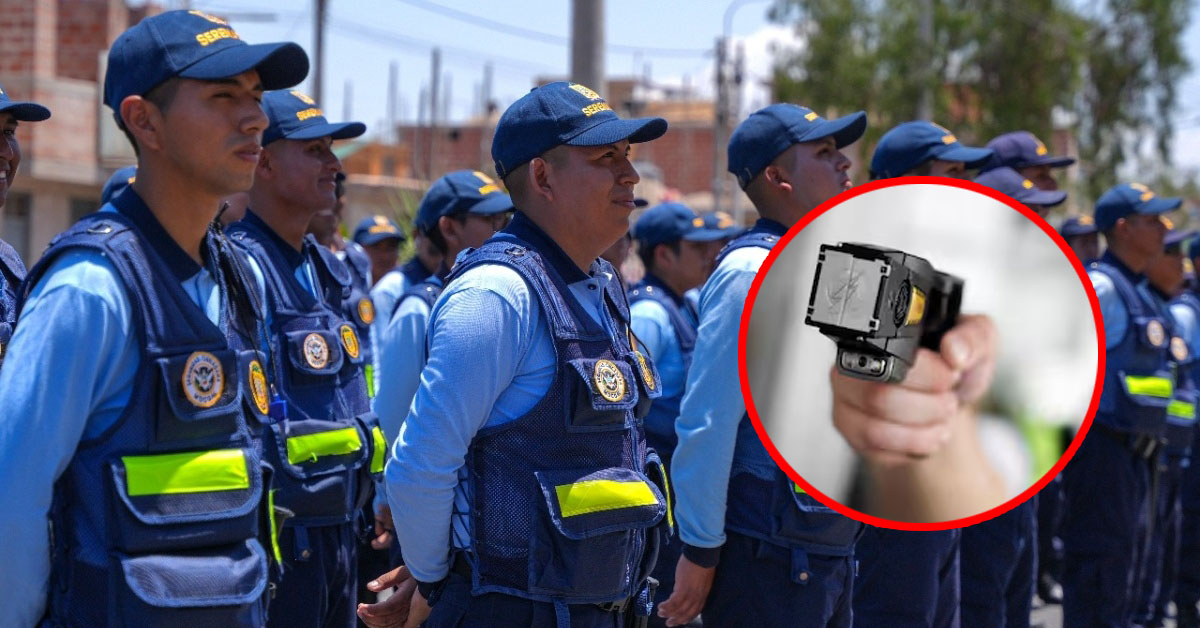 Serenos utilizarán pistolas de electrochoque: Equipamiento permitirá ...