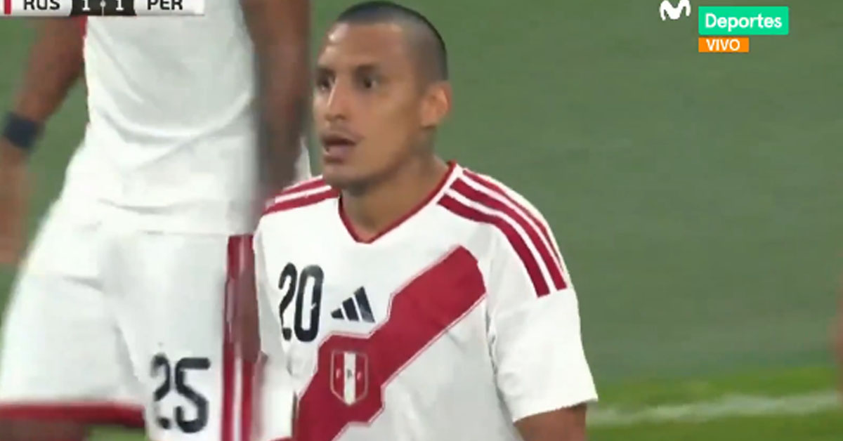 Alex Valera anotó el 1-1 de Perú ante Rusia con potente remate desde ...
