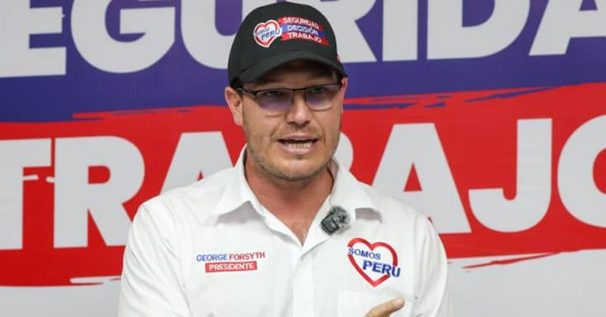 George Forsyth descarta postular en las elecciones municipales de ...